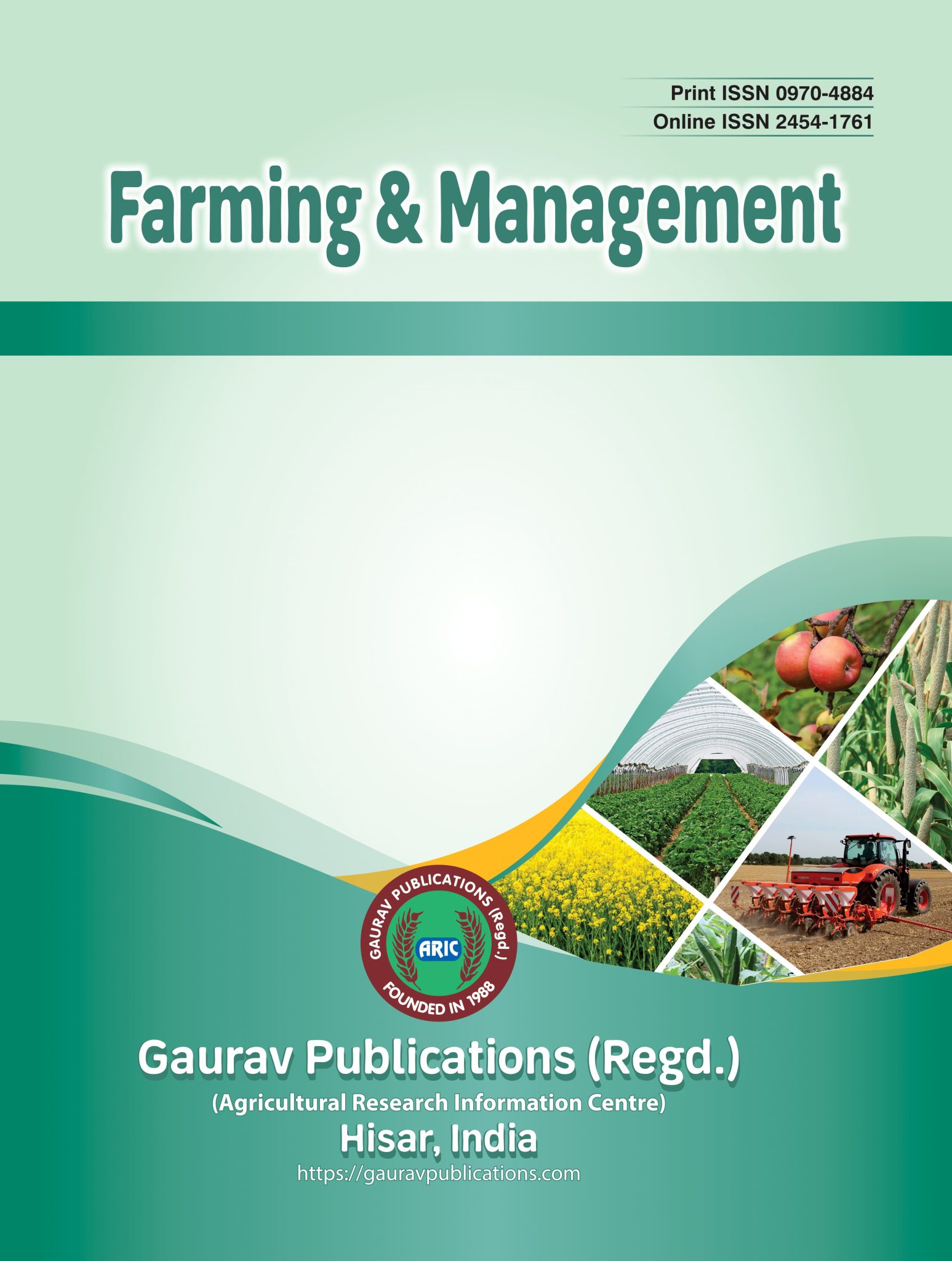 Crop Research & Research On Crops – International Journal on Crops ...